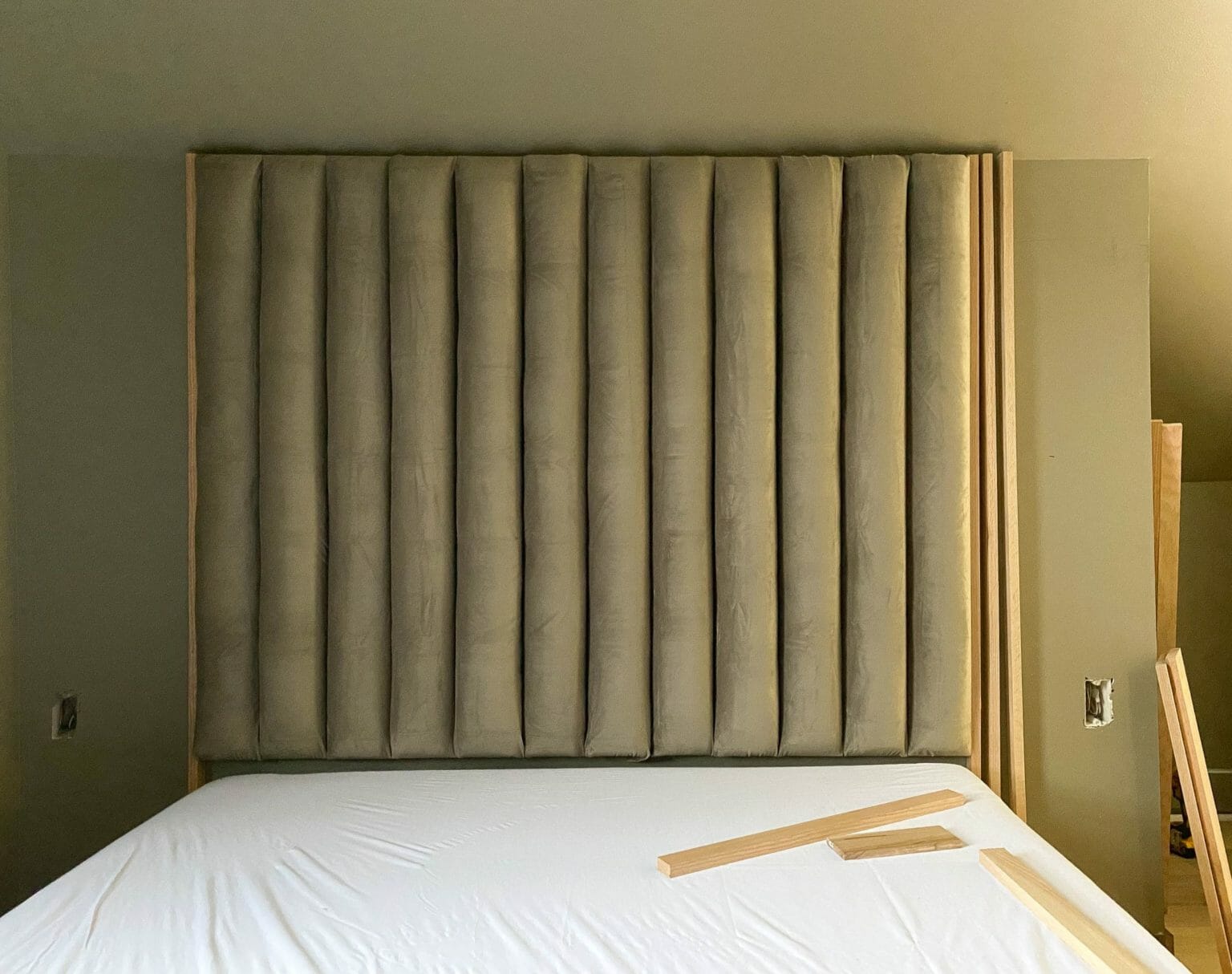 DIY Tufted Bed Tutorial + New Mattresses! | Beginning in the Middle